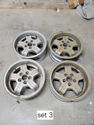 Volvo Vintage Aluminum Rims. Set of 4. Located in CT. 15" OEM. Shipping ...