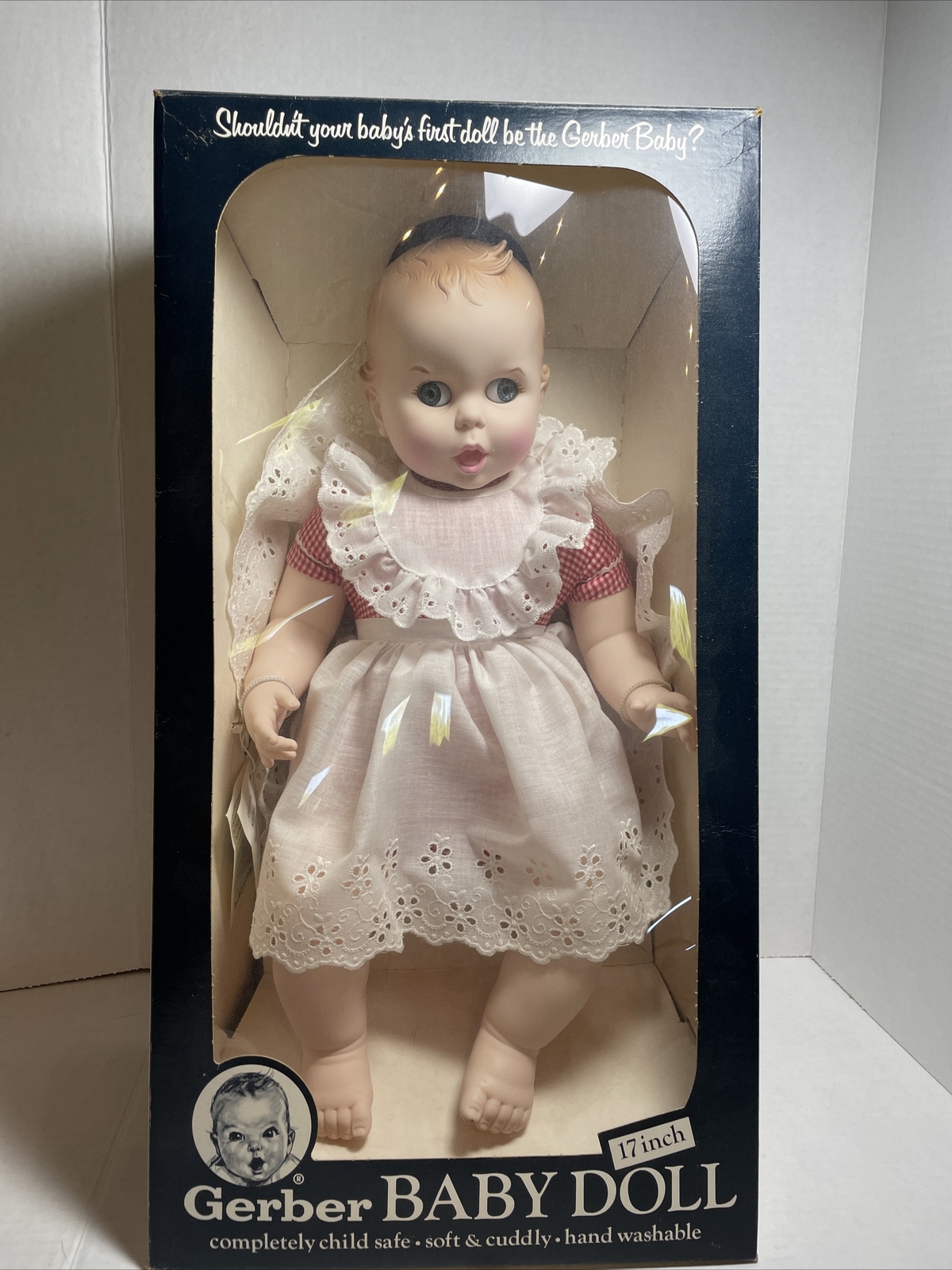 NEW VINTAGE GERBER BABY DOLL 17" SOFT AND CUDDLY 1979 NIB | eBay