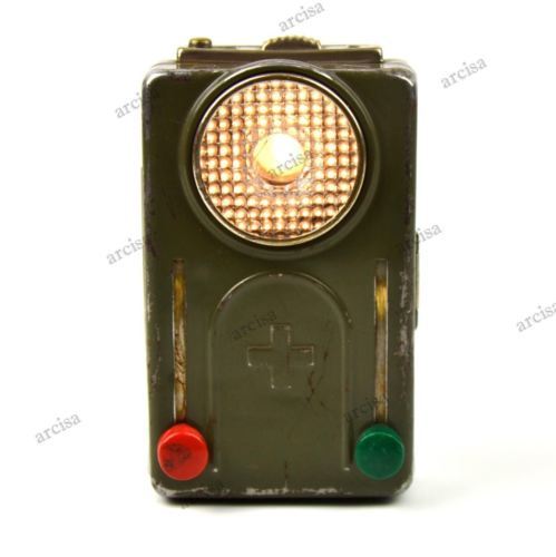 Original Swiss army military signal lamp Green Red color flashlight ...