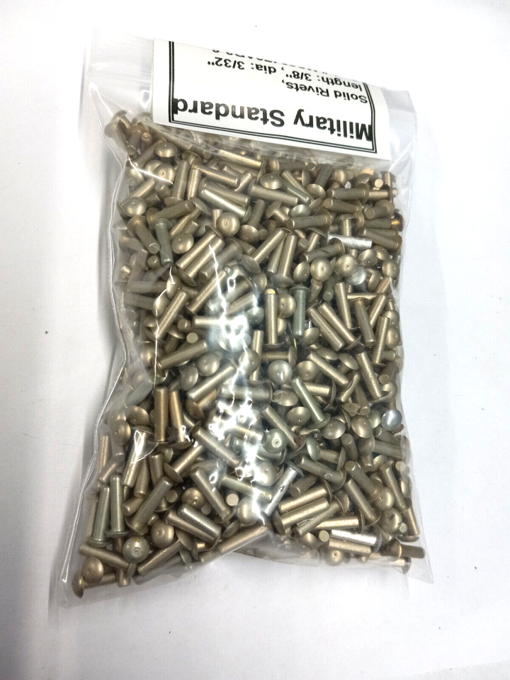Military Standard P/N MS20470AD3-6 length: 3/8", dia: 3/32" (4.9 oz) | eBay
