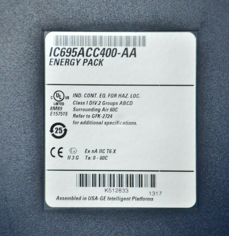 IC695ACC400-AA General Electric CPU Energy Pack PACSystems --SA | eBay