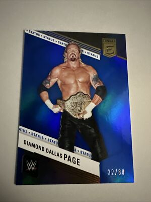 2023 Donruss Elite WWE #145 Diamond Dallas Page Status Blue Parallel 32 ...