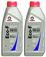 2X COMMA ECO-F 5W-20 FULLY SYNTHETIC ENGINE OIL ECF1L FORD ECOBOOST ...