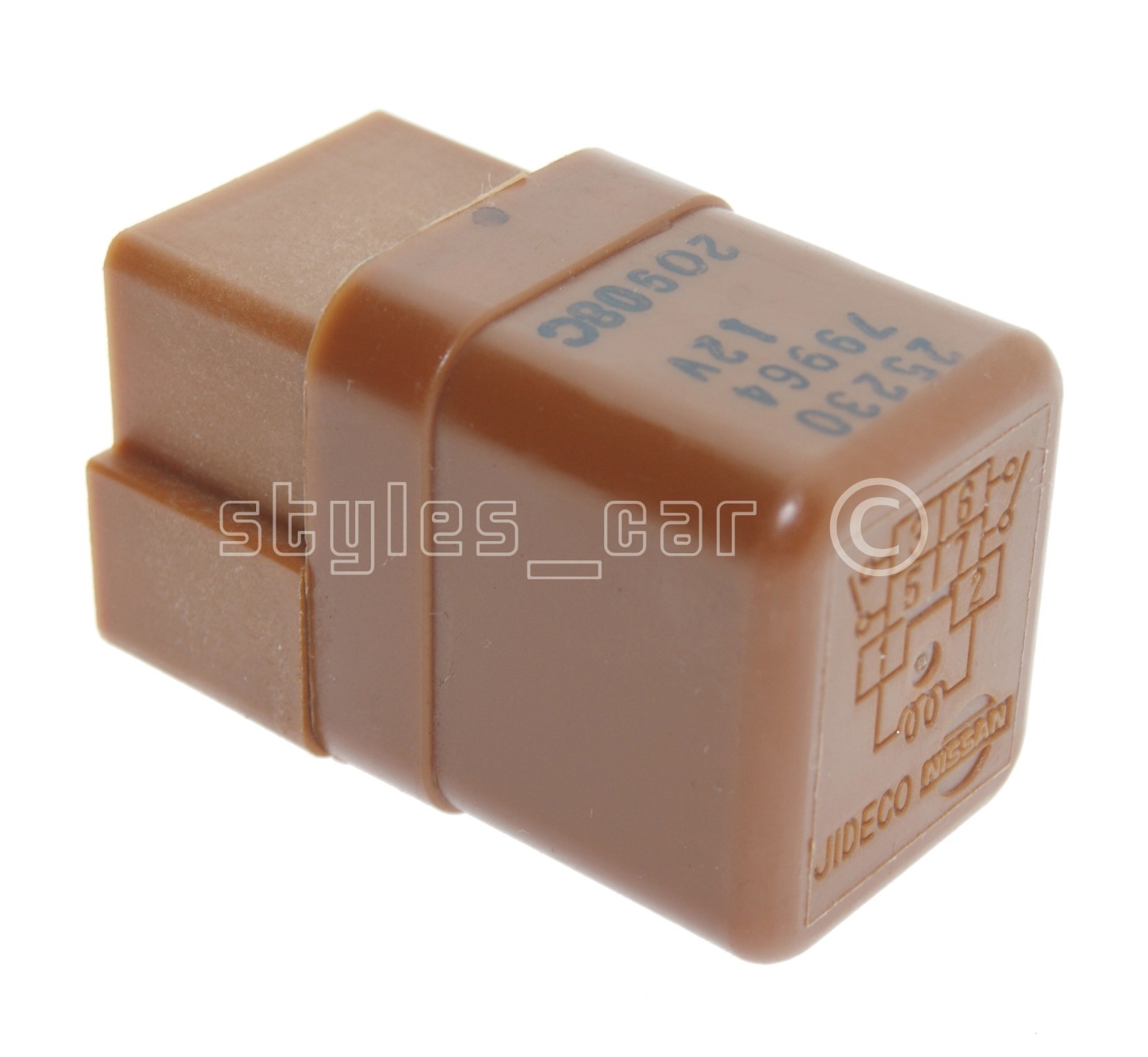 Genuine Nissan Micra Almera Primera etc Multi-Use 6-Pin Brown Relay ...