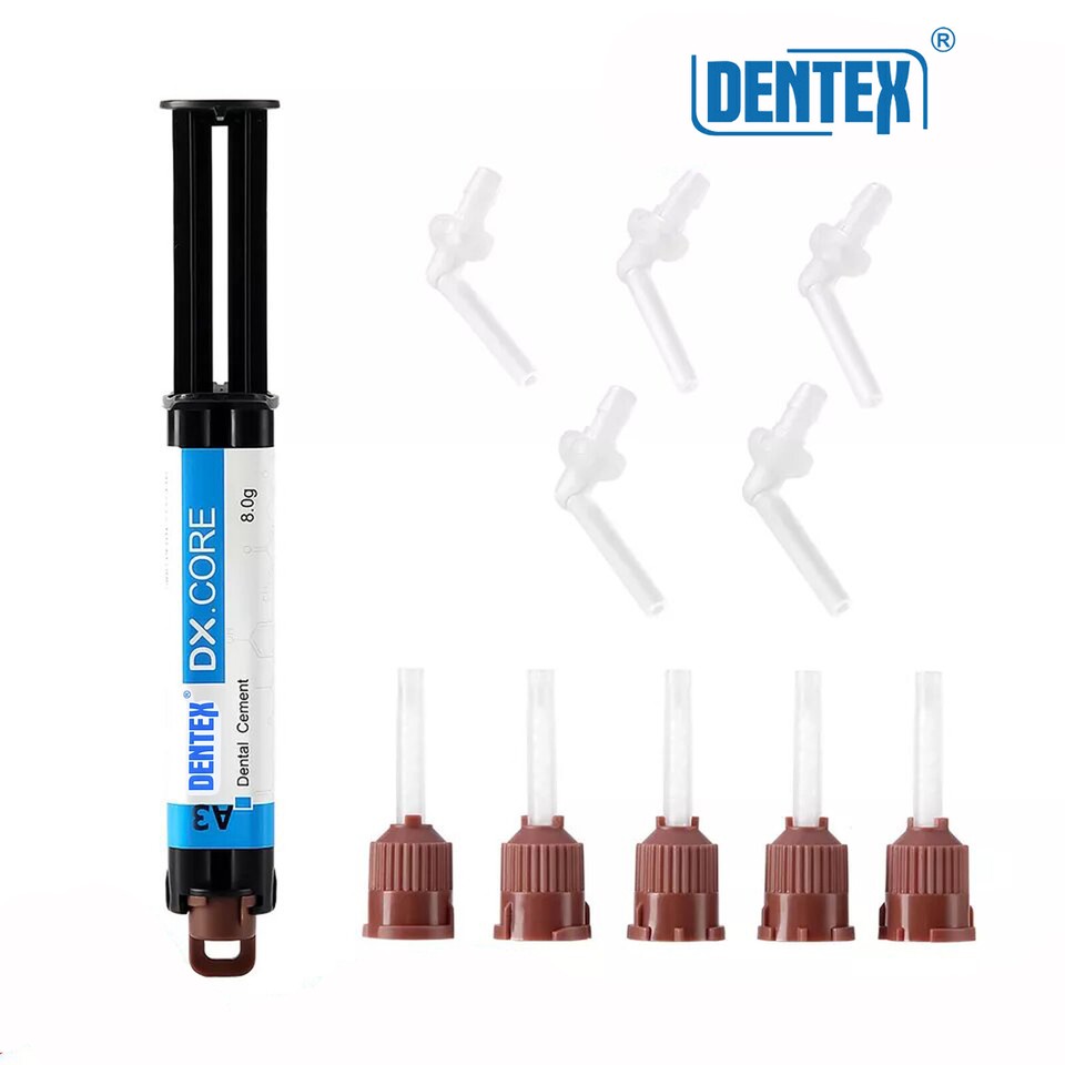 Dentex Dental Dual Cure Light &Self Core Composite Core Build Up DX ...