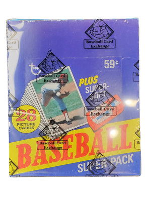 1980 Topps Baseball Super-Cello Sealed Box | eBay