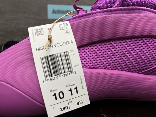 Adidas Harden Vol. 8 'Purple Burst' Basketball Shoes Men's Size 10 ...