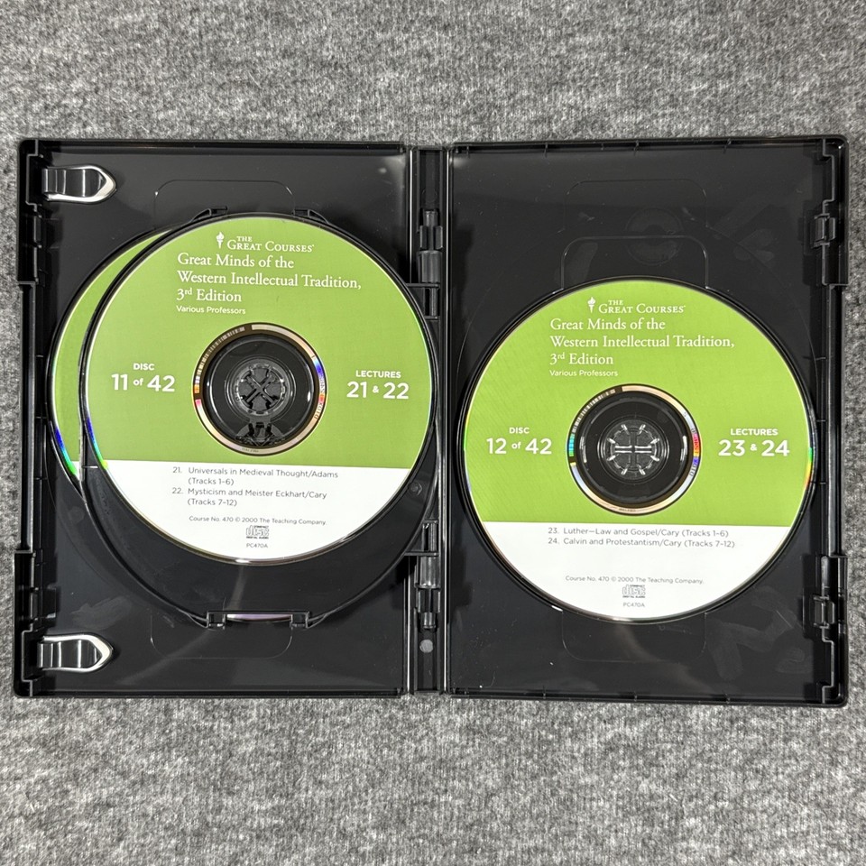 Great Minds of the Western Intellectual Tradition 3rd Ed, Great Courses ...