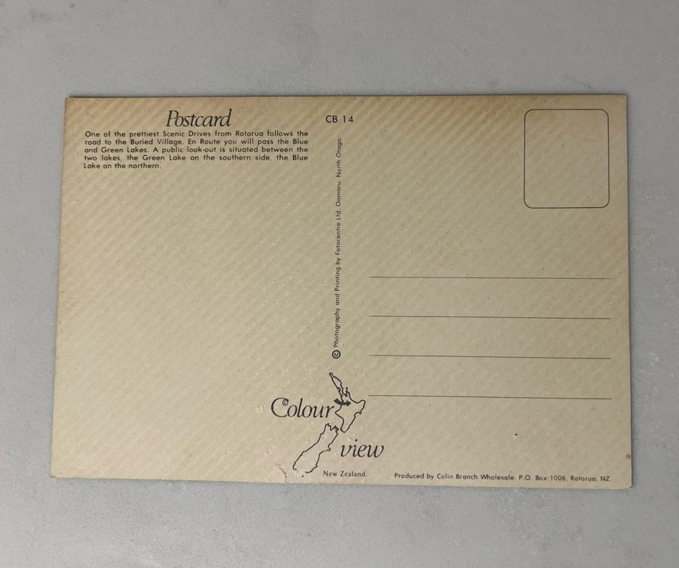 Scenic Route From Rotorua To Buried Village Via Blue & Green Lakes NZ ...