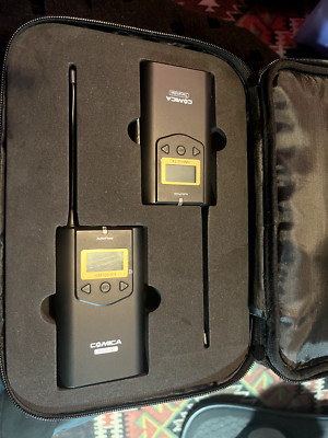 Comica CVM-WM100 PLUS UHF Wireless Lavalier with Microphone - Set of 2 ...