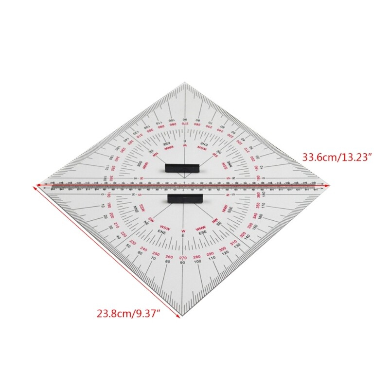 300mm Large-Scale Ruler for Distance Measurement Geometry with Handle ...