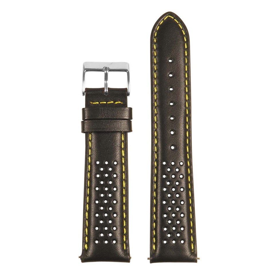 StrapsCo Perforated Leather Rally Watch Band - Quick Release Strap | eBay