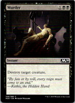Murder Magic The Gathering 2020 Core Card Mint X1 | eBay