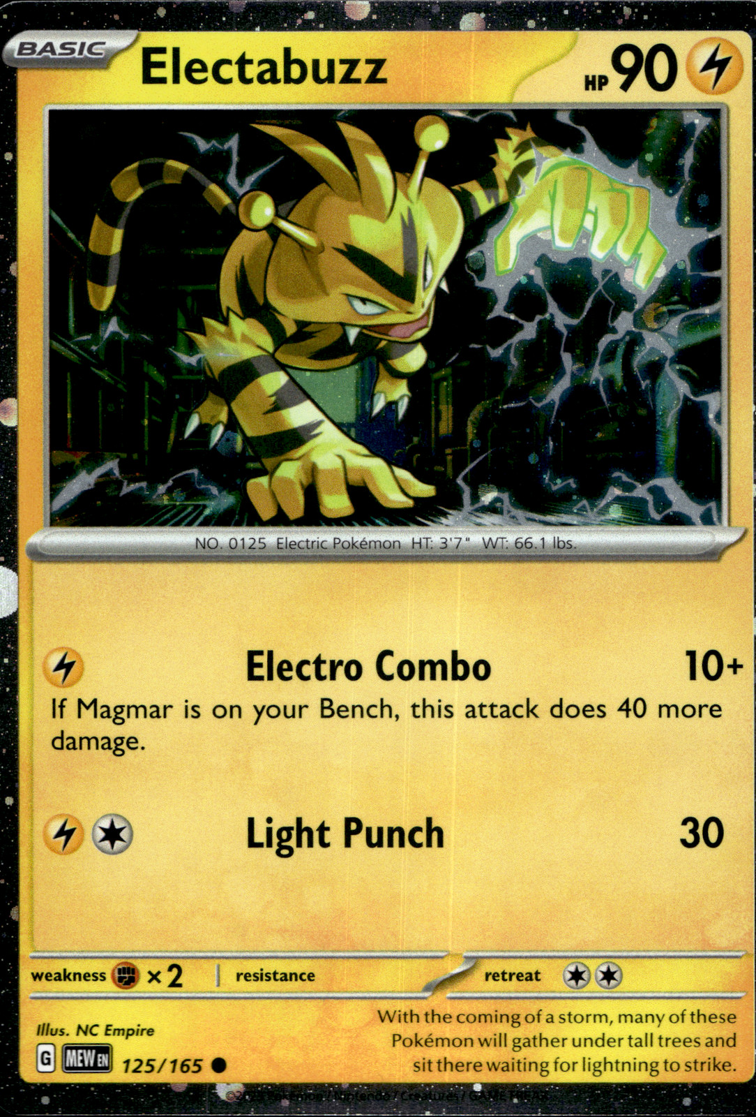 Electabuzz (Common)[MEW]: Buy and Sell Prices & Values - Pokécazilla