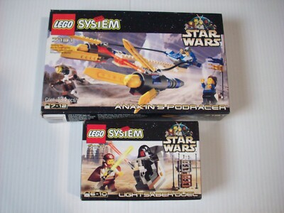 LEGO Star Wars 7131 Anakin's Podracer 7101 Lightsaber Duel 100% ...