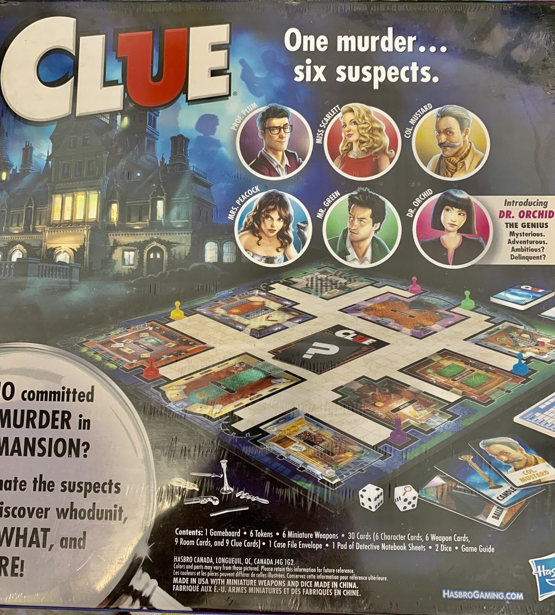 Clue Game Clues