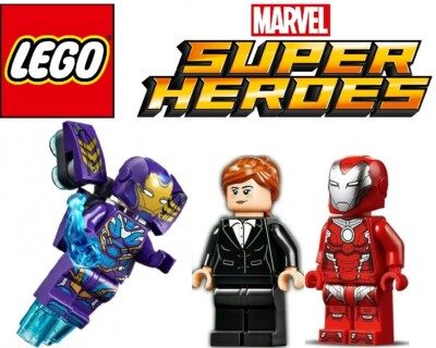 sh610 sh740 sh665 Lego 76144 76164 - 3x Iron Man Rescue Pepper Potts ...