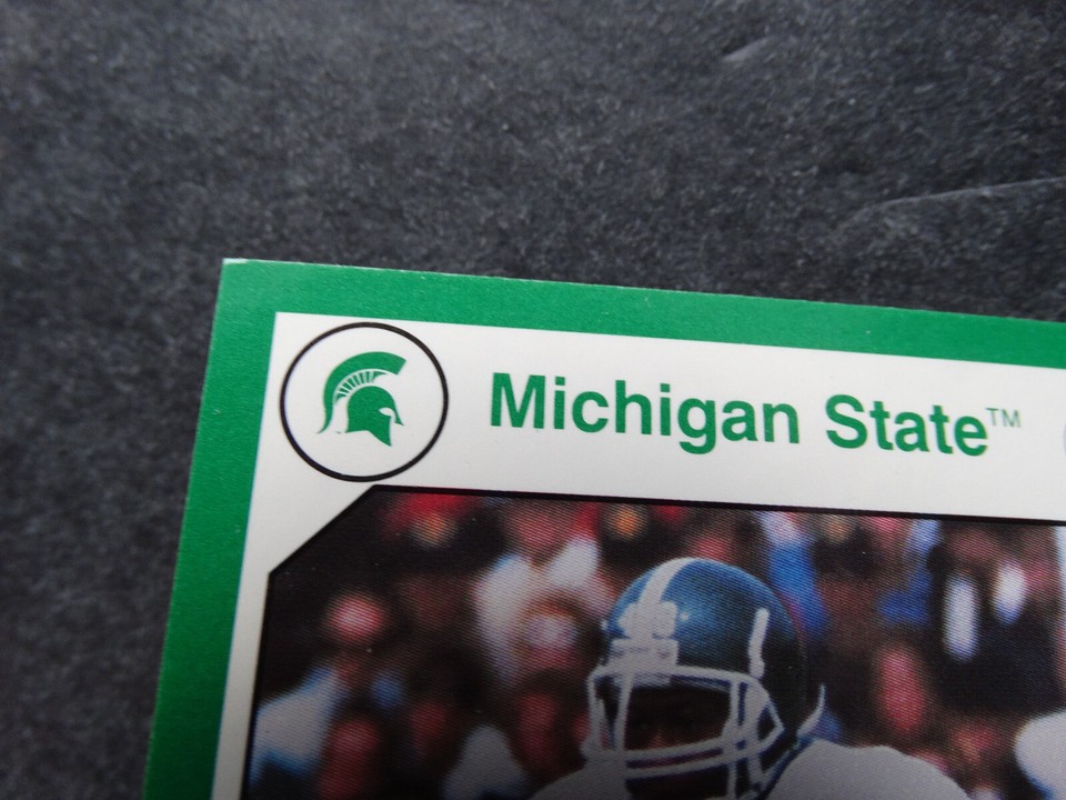 1990 Collegiate Collection Michigan State Football Card Complete Your ...