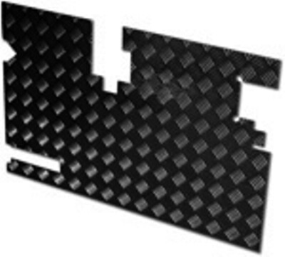 LAND ROVER DEFENDER 90/110 BLACK CHEQUER PLATE DOOR CARD | eBay UK