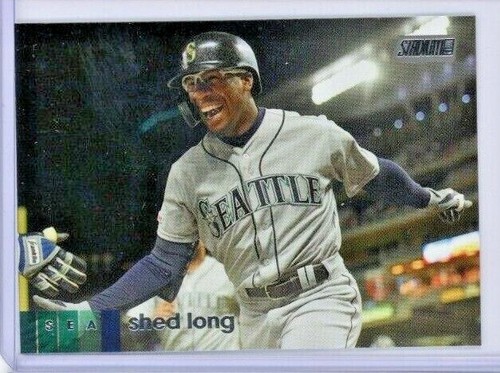 2020 Stadium Club Baseball #198 Shed Long Rookie RC - Seattle Mariners ...