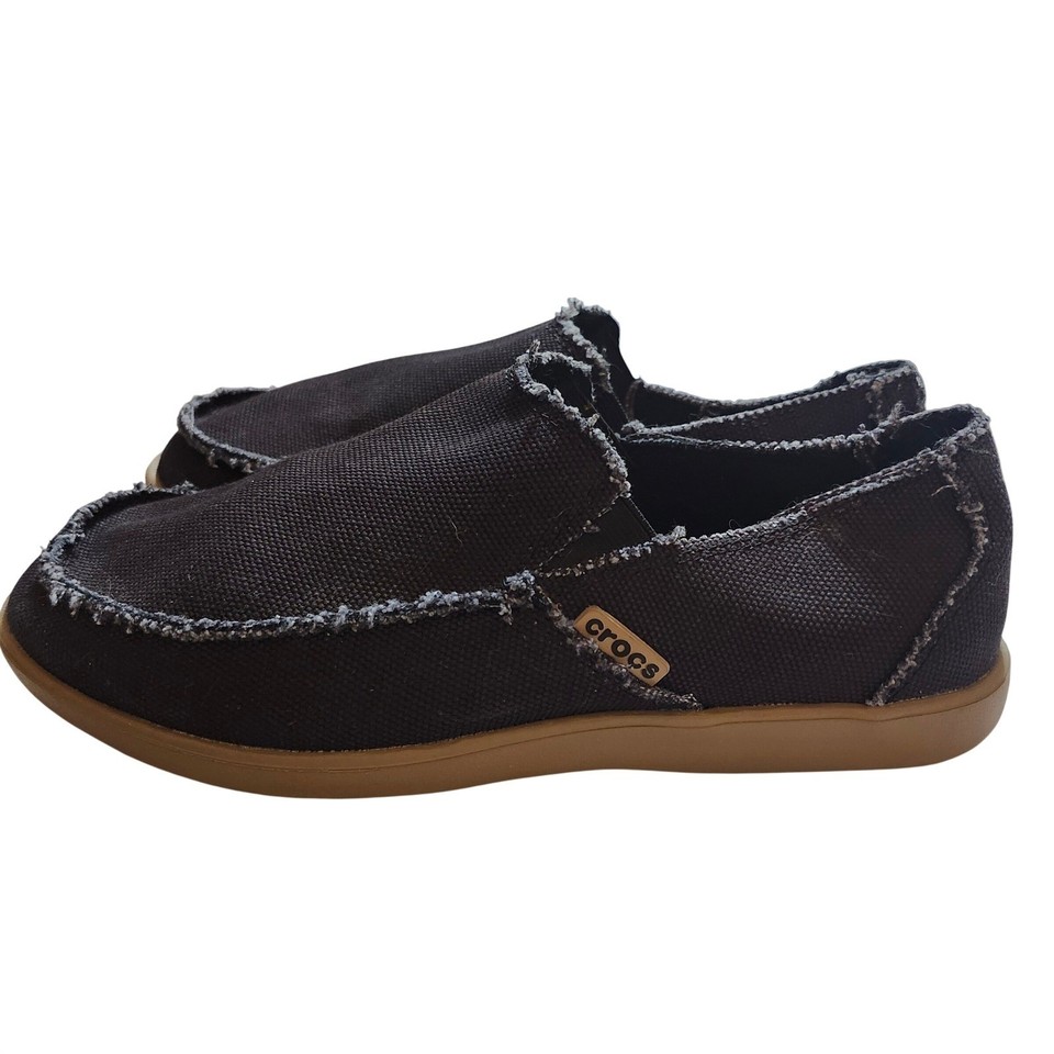 Crocs Men's 8 Women's 10 Santa Cruz Slip On Canvas Casual Shoes ...