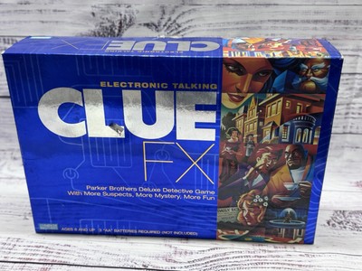Parker Brothers CLUE FX Electronic Talking Board Game *FOR PARTS 2003 ...