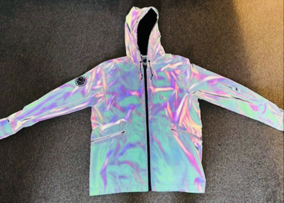 Pretty Green Reflective LG Parka Jacket Oasis Liam Gallagher L/XL Super ...