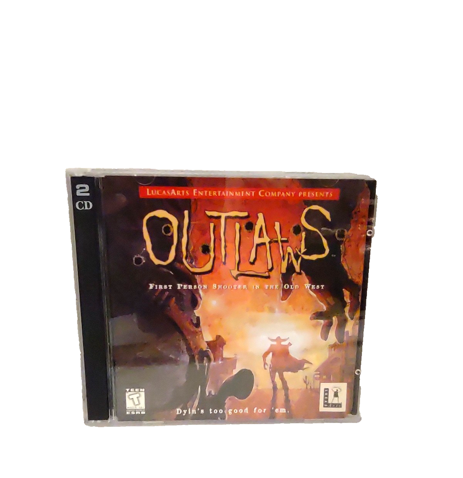 Outlaws PC CD-ROM Lucas Arts 1997 Video Game Windows 95 Discs 1 - 2 | eBay