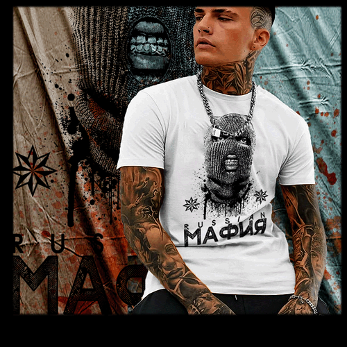 Russian Mafia T-Shirt Gangster Criminal Tattoo Mobster Thug Crime Boss ...
