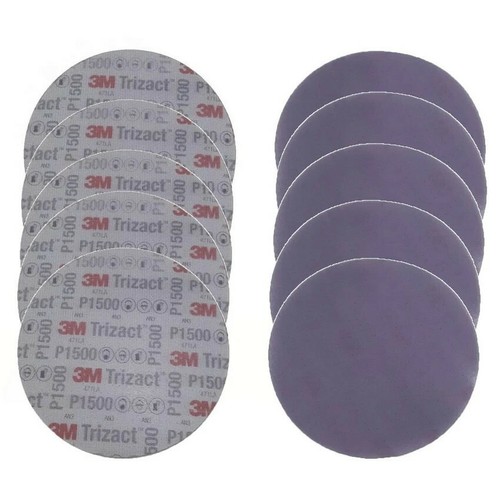 3M Trizact 02088 P1500 grit. 6" Hookit Clear Coat Sanding Disc⭐10 Disc ...