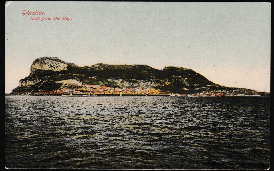 Gibraltar Cover 1908 Post Card Southport Gates 1d KEVII red to Germany ...
