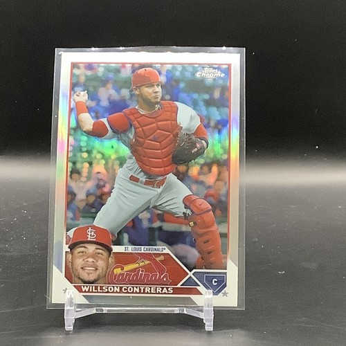 2023 Topps Chrome - Wilson Contreras - Refractor - St. Louis Cardinals ...