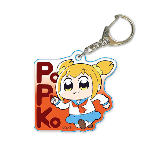 Pop Team Epic Popuko Running Acrylic Key Chain Anime NEW | eBay