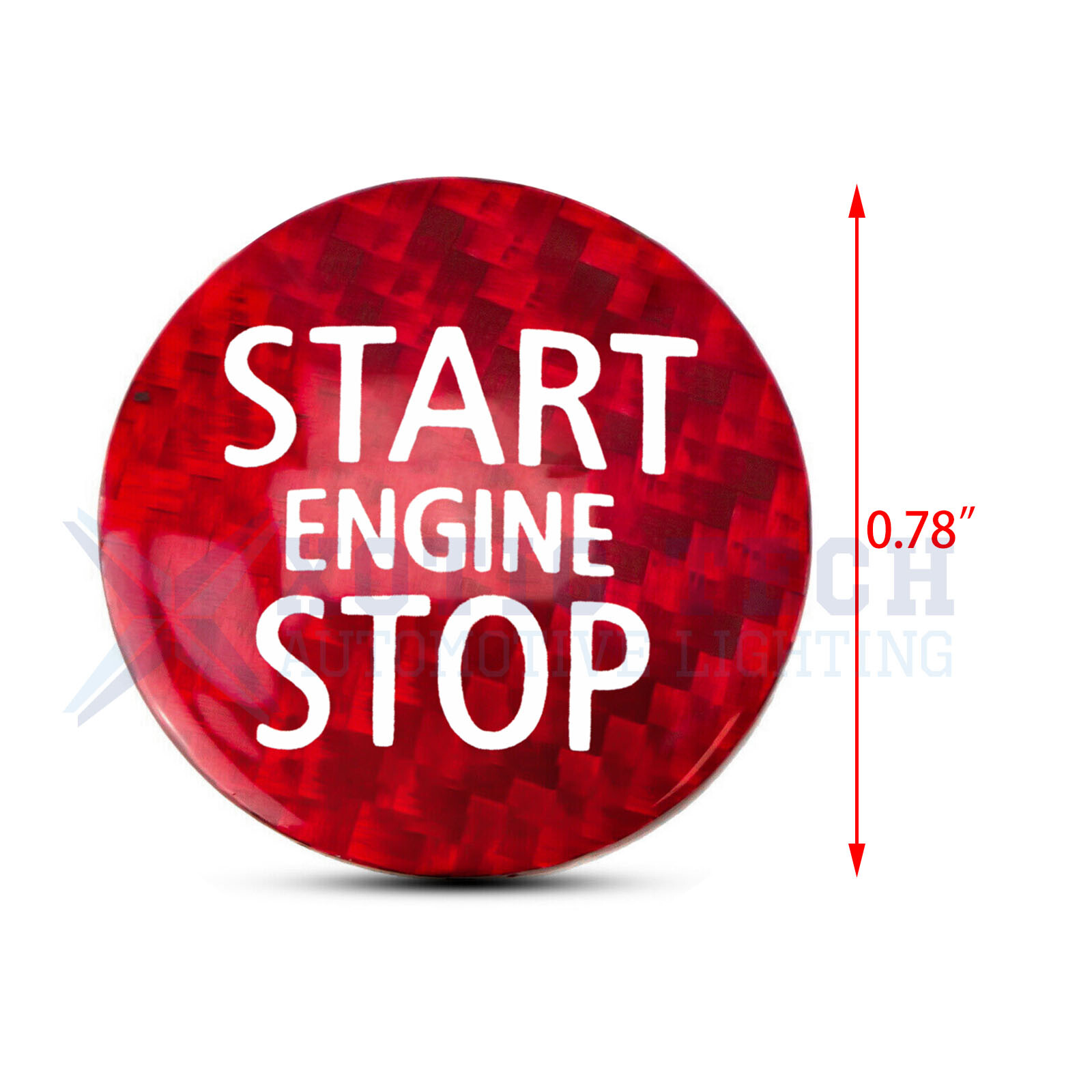 Carbon Fiber Keyless Engine Push Start Button For MINI Cooper R56 R57 ...