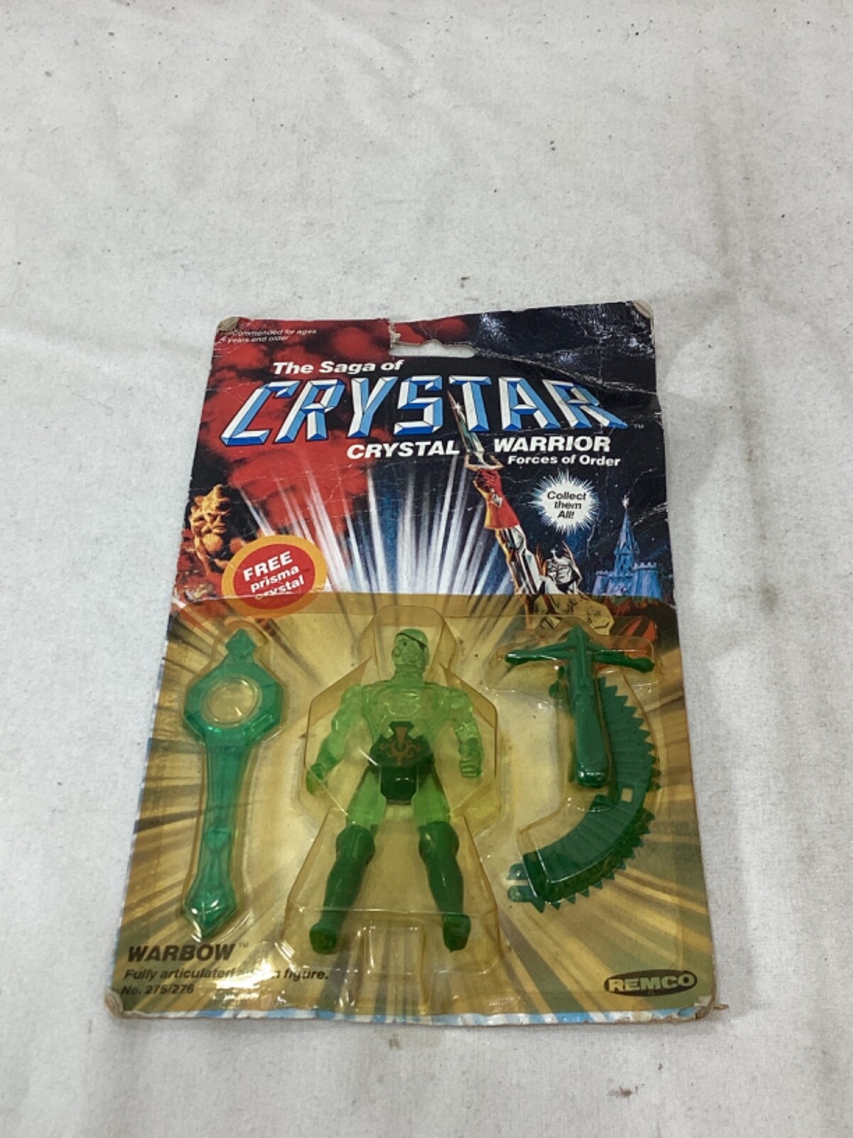 1982 Vintage Remco Crystar Warbow Figure MOC Sealed RARE Carded ...