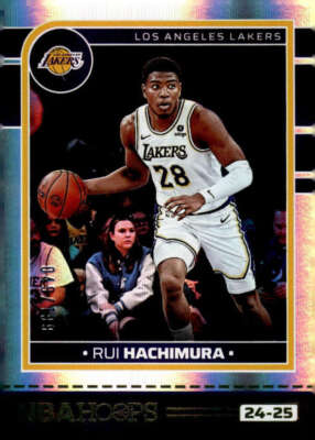 Rui Hachimura 2024-25 Panini Hoops /199 Premium Box Set #117 NBA Laker ...