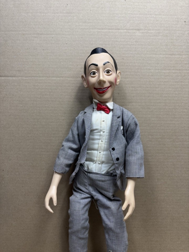 PEE WEE HERMAN Vintage 18 inch PULL-STRING Talking Doll Voice is ...