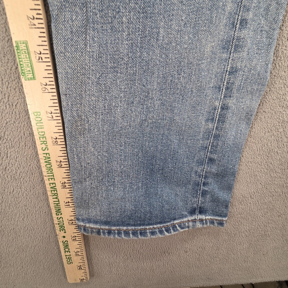 Levis 502 Jeans Mens Selvedge Blue Made in Japan Light Wash Taper Fits ...