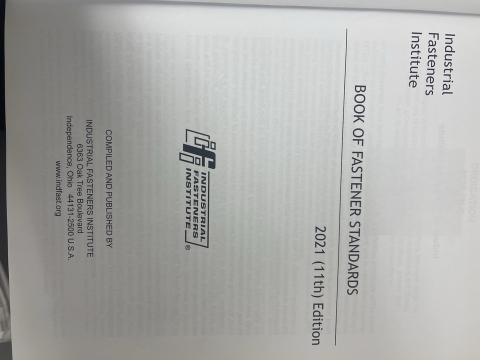 IFI Fasteners Industries Book | eBay