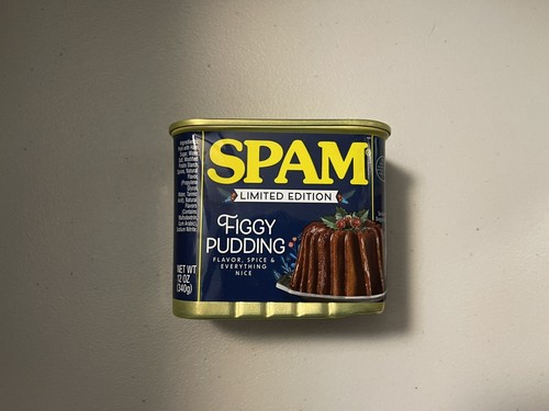 Figgy Pudding Spam Holiday Limited Edition Flavor Single 12oz Can Exp ...