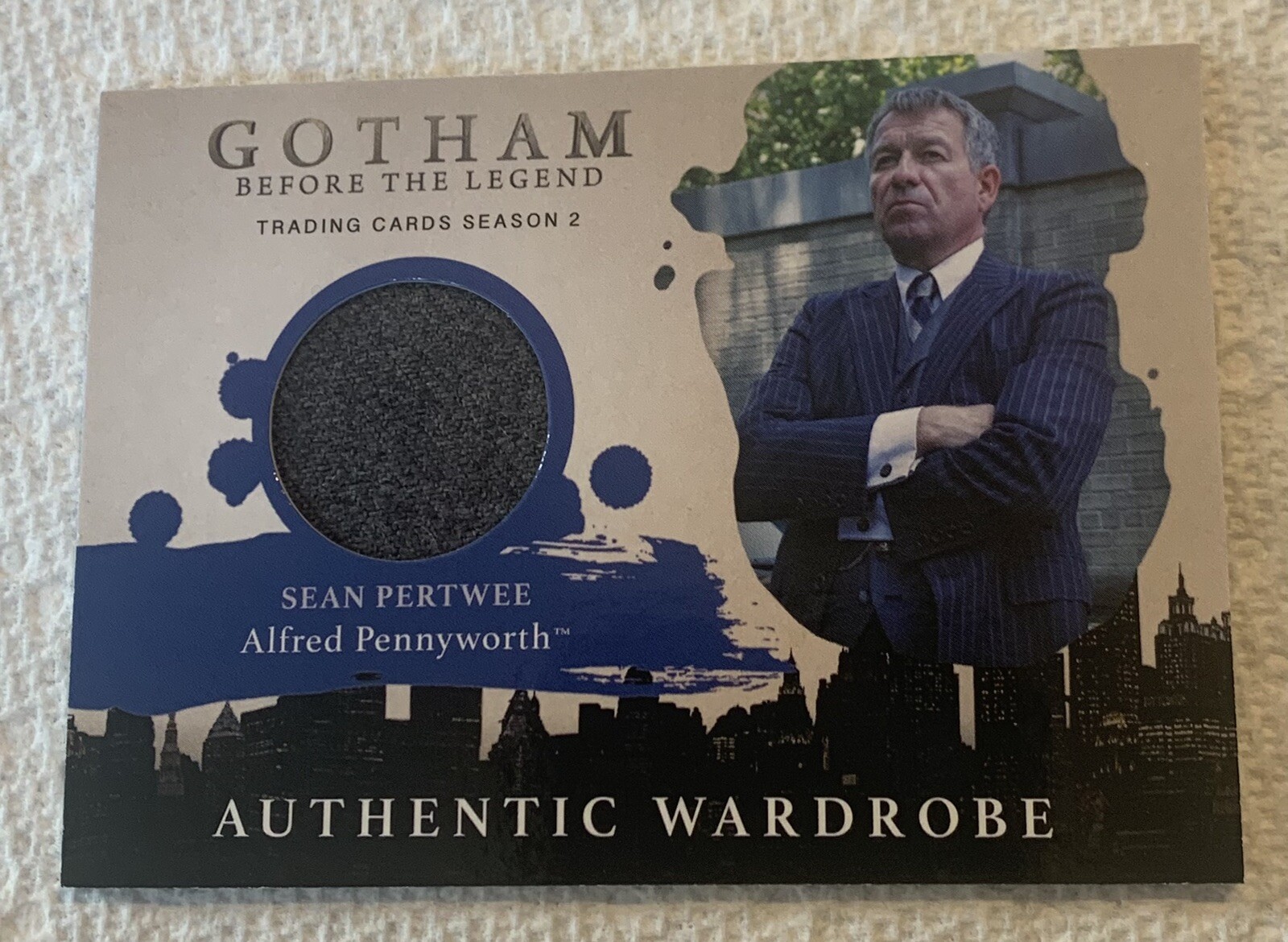 2017 Gotham Season 2 Alfred Pennyworth Wardrobe Costume Card M14 | eBay
