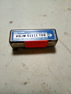 24 VDC 2A SPDT Mercury Wetted Relay, GI Clare HGJM 51111-T00(NOS)(QTY 1 ...
