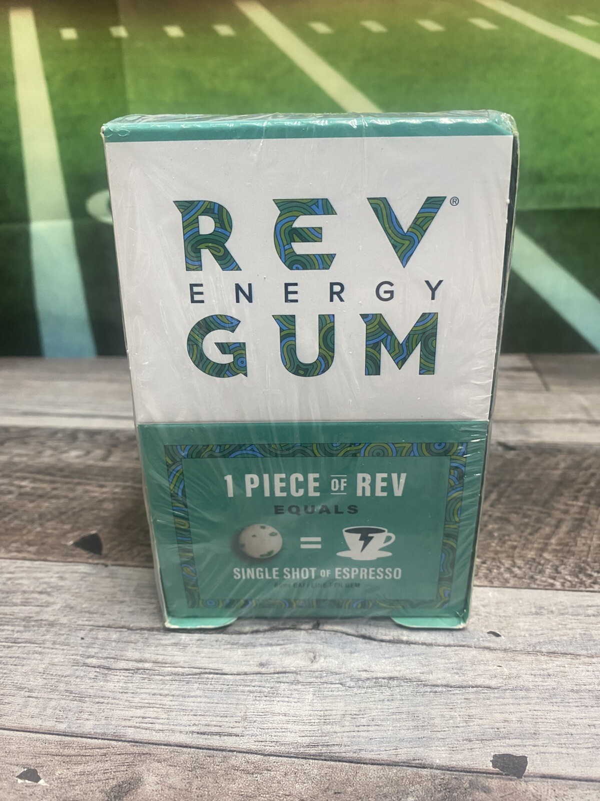 12 pack Rev Energy Gum SPEARMINT Caffeine Gum 60mg, 72 pcs total | eBay