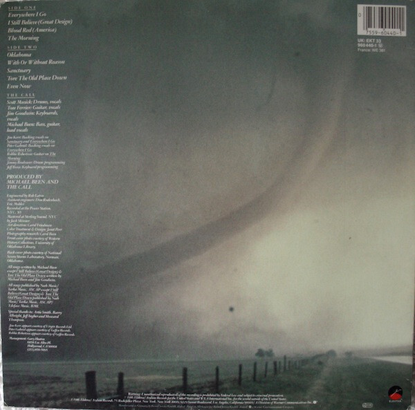 The Call ‎– Reconciled Vinyl LP Album Europe 1st press ANALOGUE 1986 ...