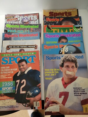Sports Illustrated Lot of 11 Issues Barry Sanders William Perry Free ...