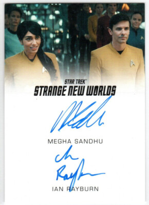 STAR TREK SNW STRANGE NEW WORLDS S1 Megha Sandhu and Ian Rayburn DUAL ...