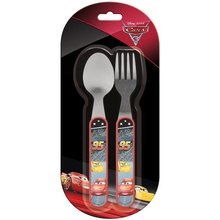 Boys Girls Cutlery Set Stainless Steel Plastic Fork Spoon For Kids and ...