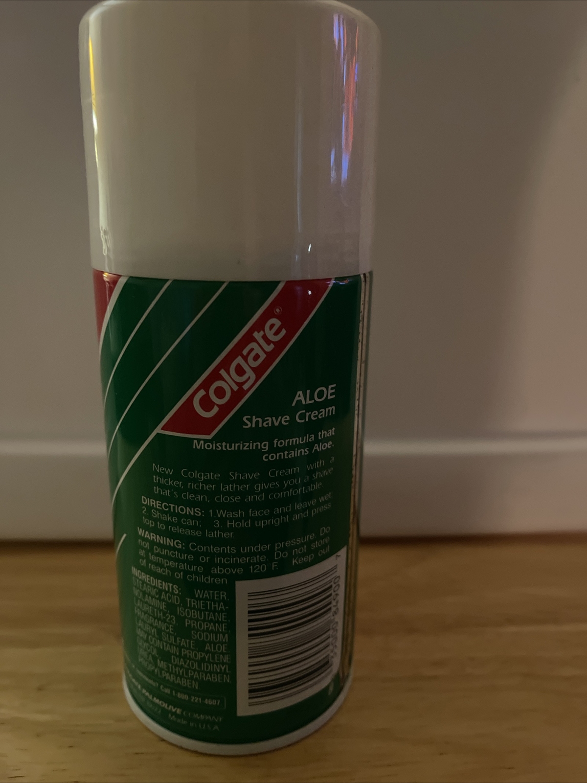 Can Of Colgate Aloe Shave Shaving Cream 11 OZ Vintage | eBay