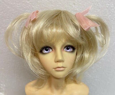 Monique Doll Wig Collection MADELINE WIG Sz 8-9 PALE BLONDE Mint | eBay