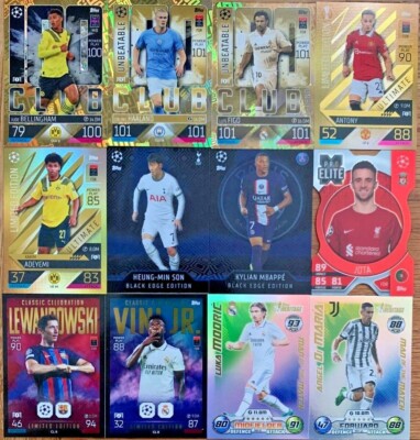 MATCH ATTAX EXTRA 2022/23 22/23 LIMITED 100 CLUB BLACK EDGE HERITAGE ...